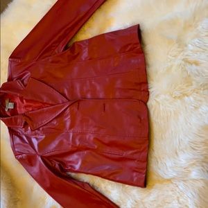 Mountain Lake | Jackets & Coats | Red Non Leather Jacket | Poshmark